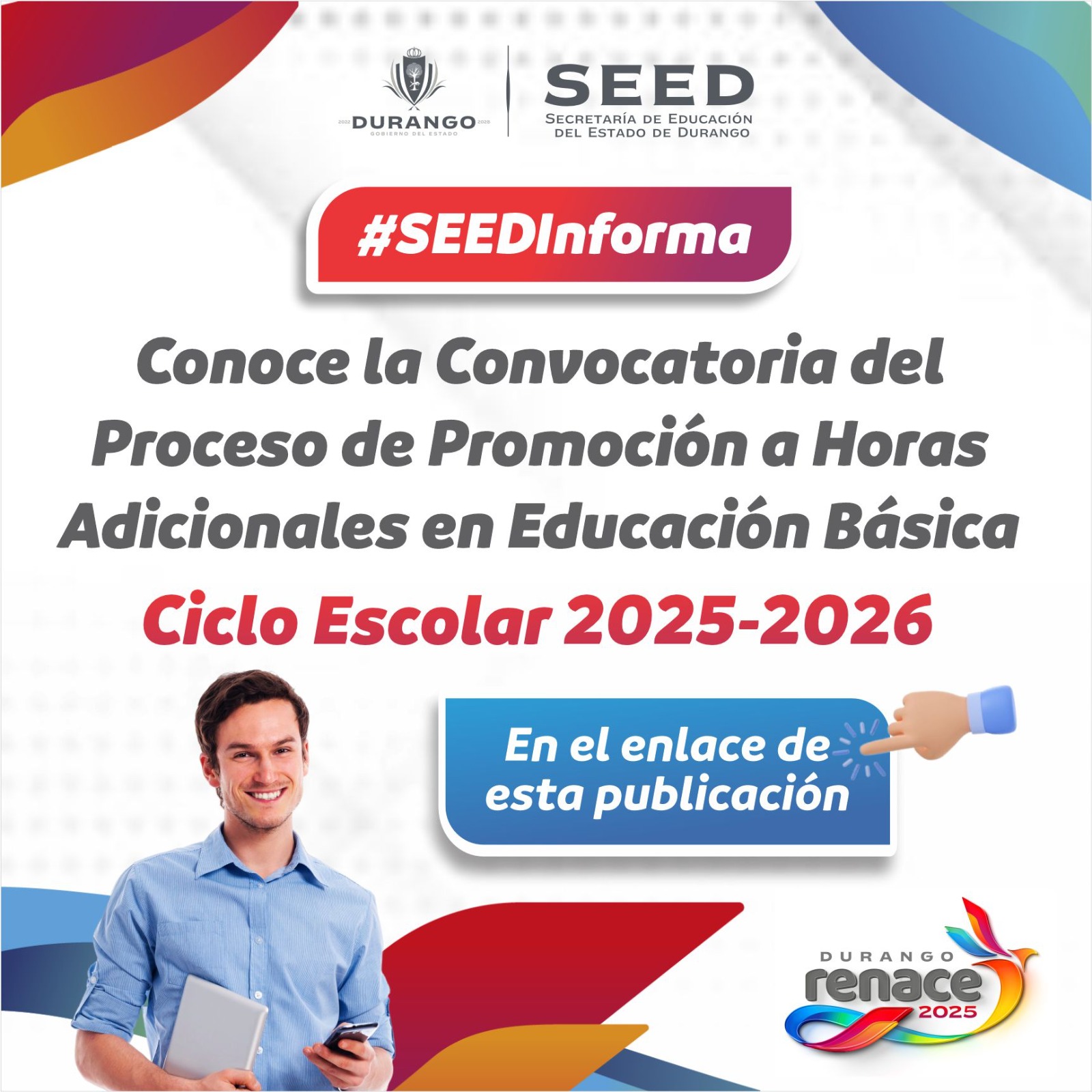 Convocatorias | Secretaría de Educación del Estado de Durango